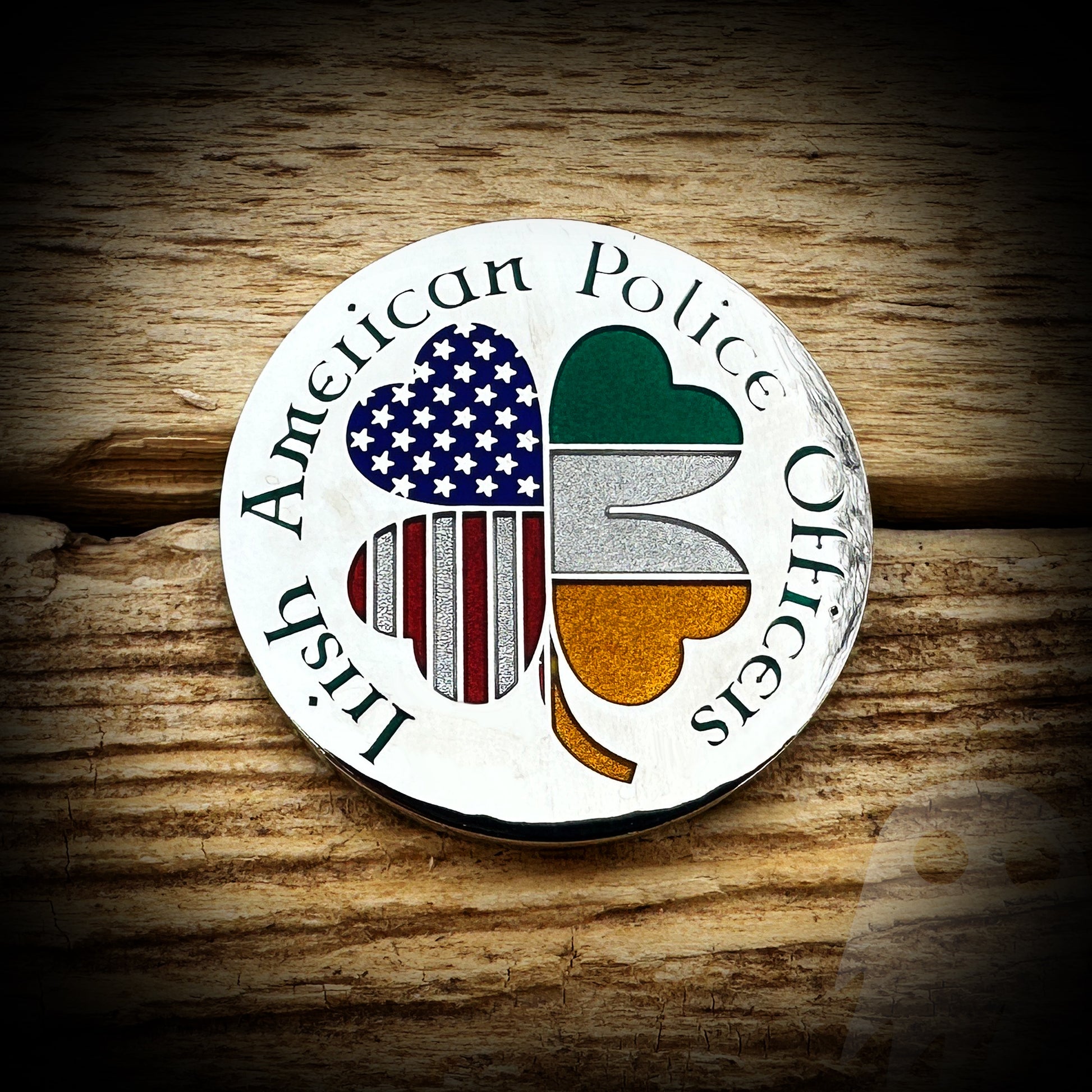 Irish American Police Officer's Coin – GHOST PATCH