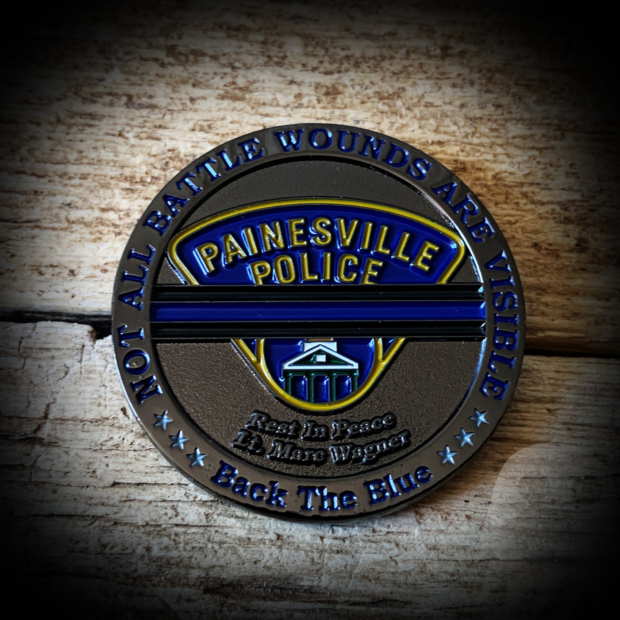 In Memory of Lt Marc Wagner - Painesville, OH Police Department Coin ...