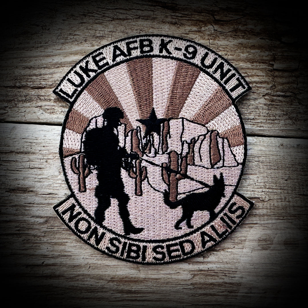 SUBDUED Luke Air Force Base K9 Unit Patch - Authentic -SUBDUED – GHOST PATCH