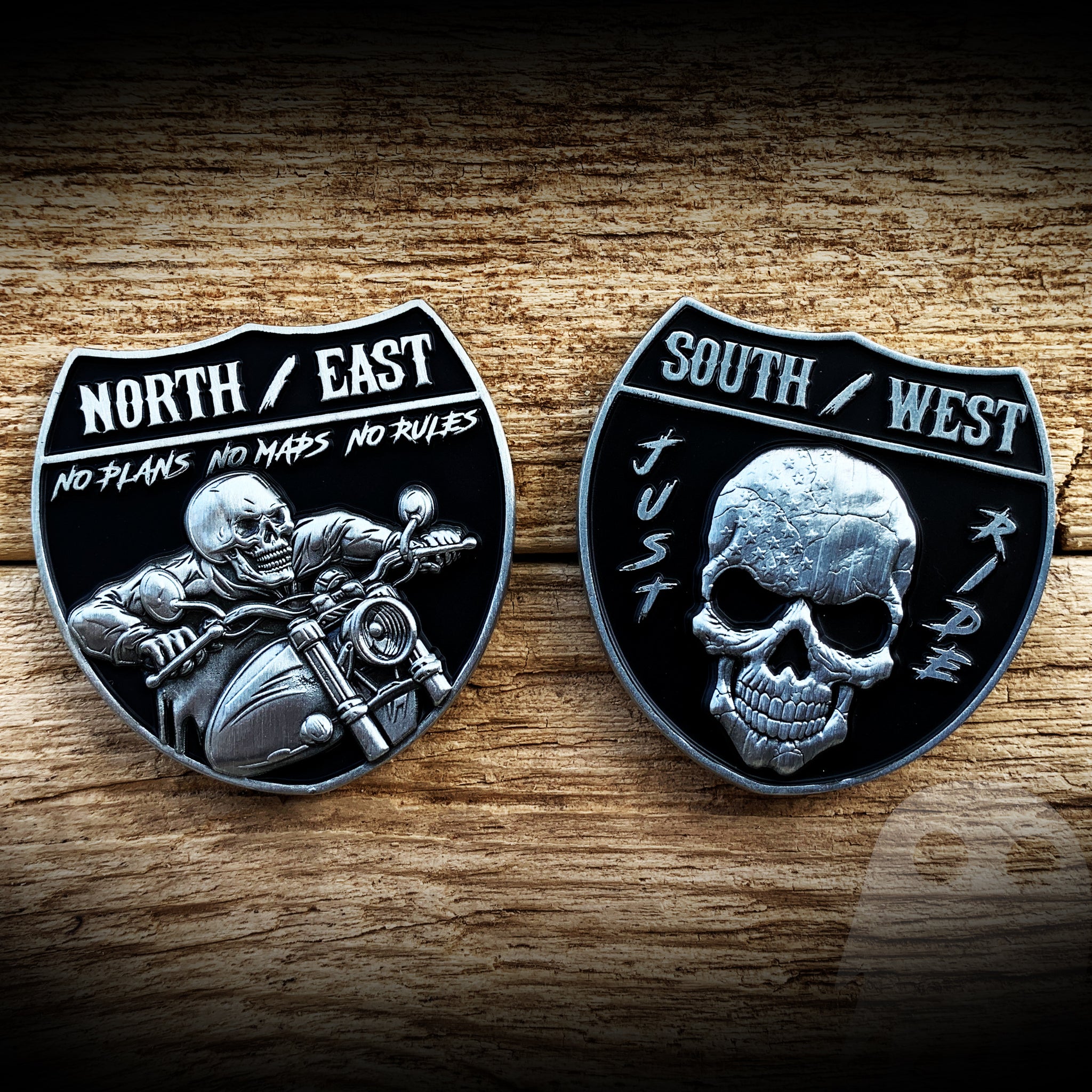 Motorcycle Ride Coin – GHOST PATCH