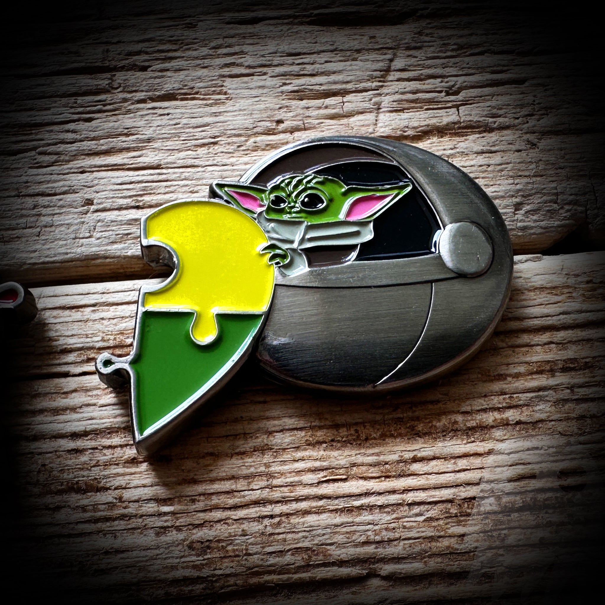 Autism Awareness -Bounty Hunter and Yogurt Autism Awareness Puzzle Coi ...