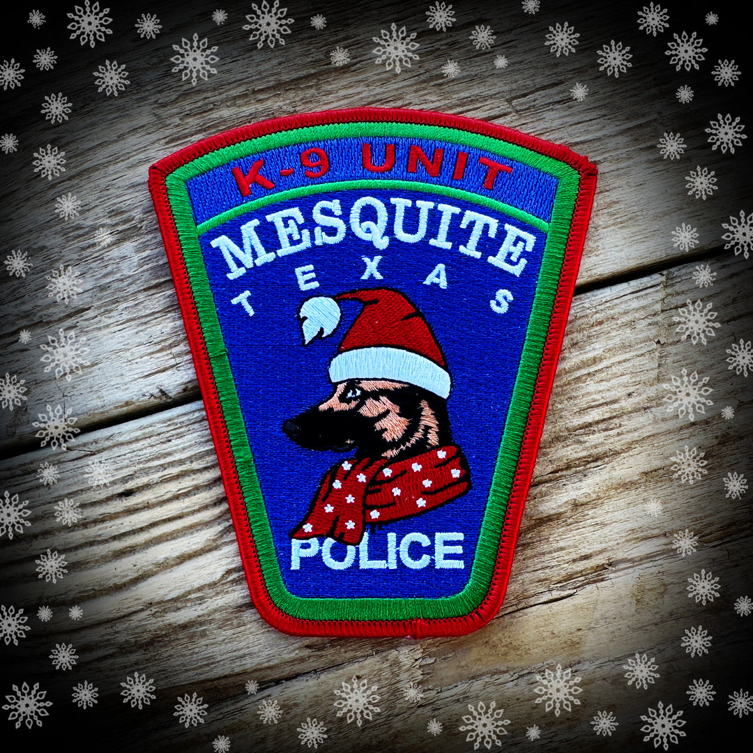 Mesquite, TX Police Department K9 Unit 2022 Christmas Patch - Authenti – GHOST PATCH