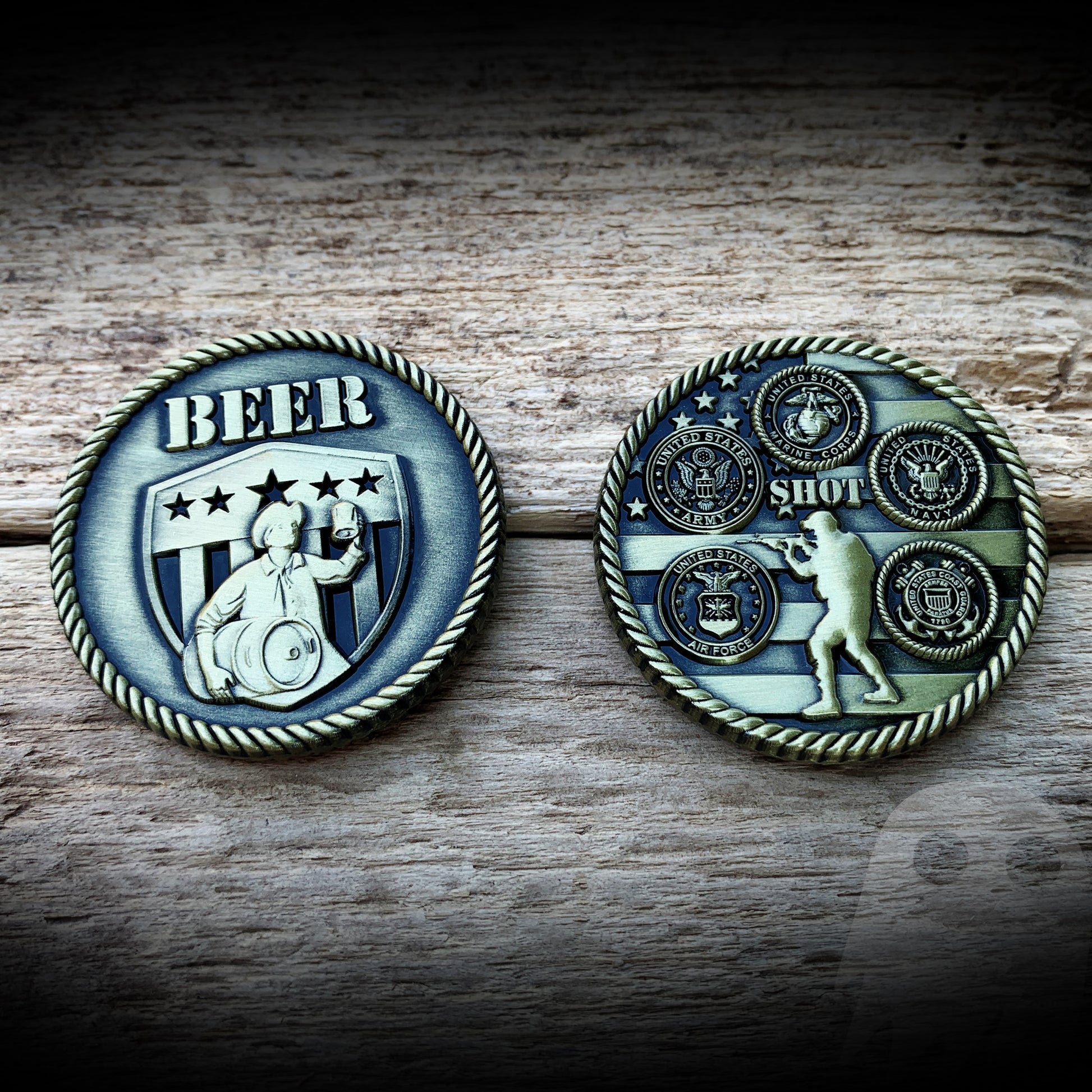 US Military Drink Decision Coin – GHOST PATCH