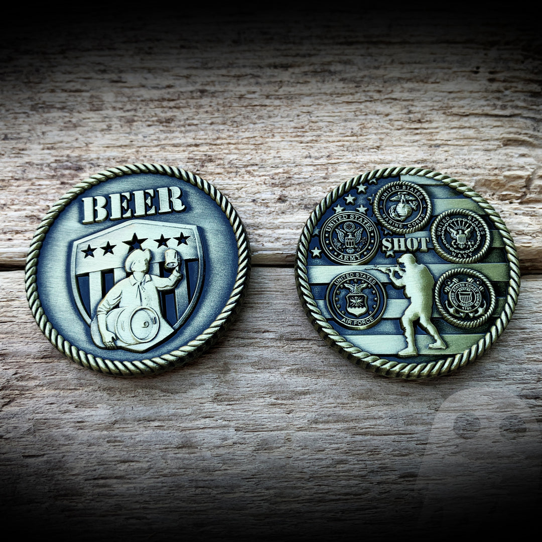 US Military Drink Decision Coin – GHOST PATCH