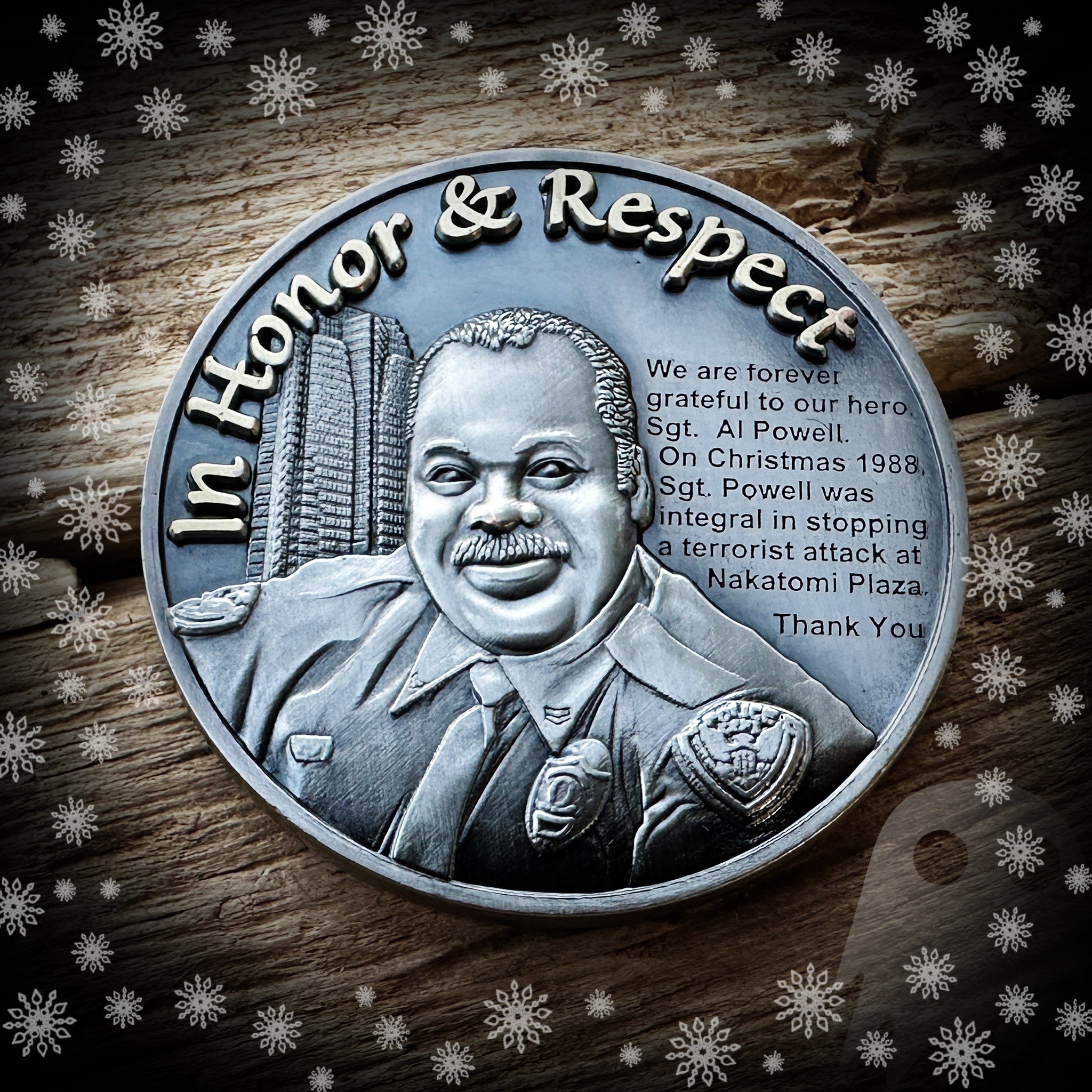 Security coin - Nakatomi Plaza Security - Sgt Al Powell Coin - Die Har ...