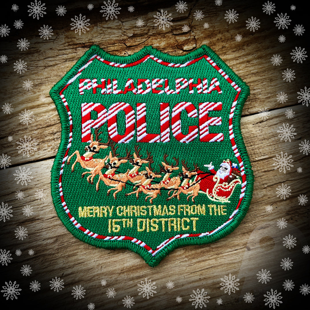 Philadelphia, PA PD 15th District 2022 Christmas Patch - Authentic and – GHOST PATCH