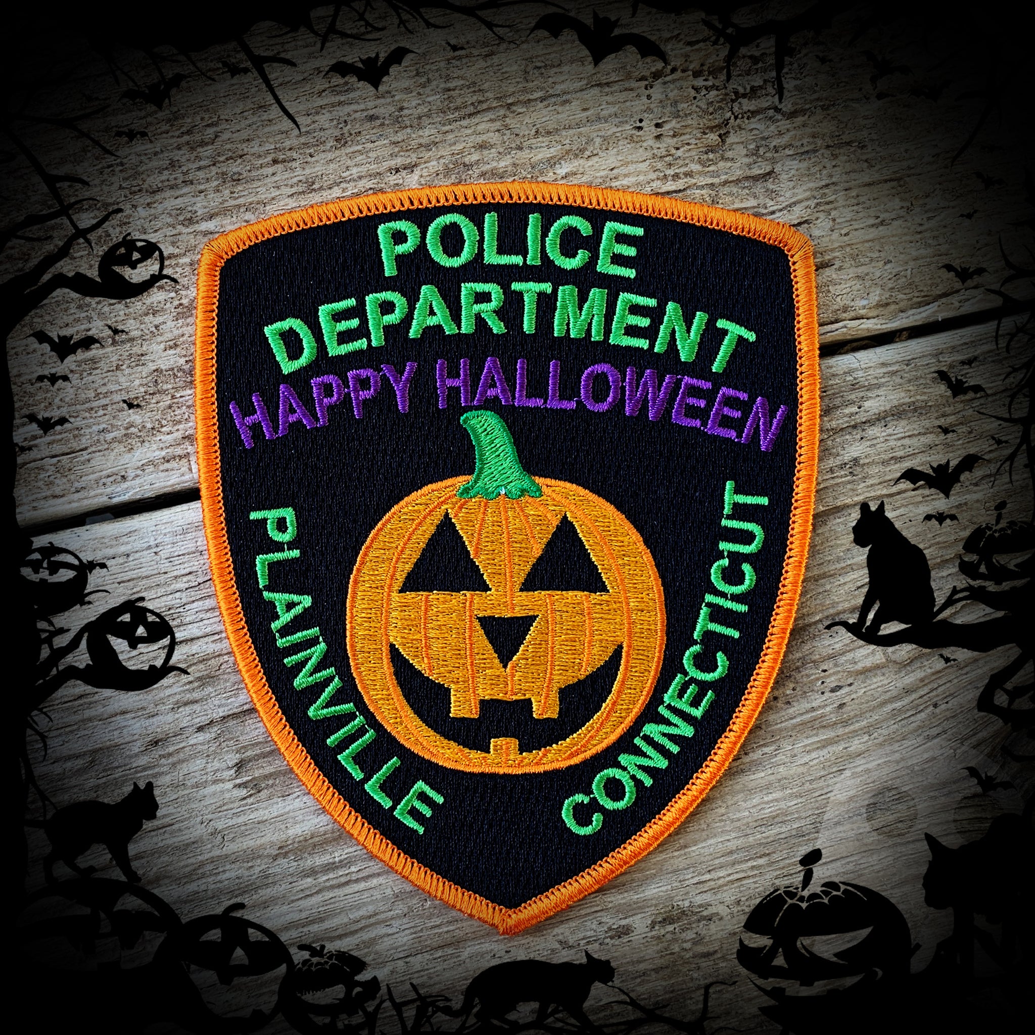 Plainville, CT PD 2022 Halloween Patch - Authentic and limited! – GHOST PATCH