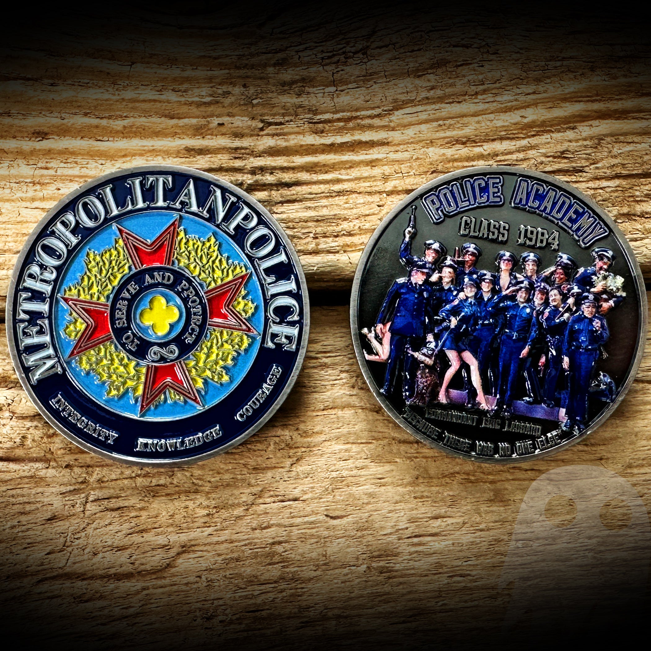 Metropolitan Police Academy Class 1984 Challenge Coin - Police Academy – GHOST PATCH