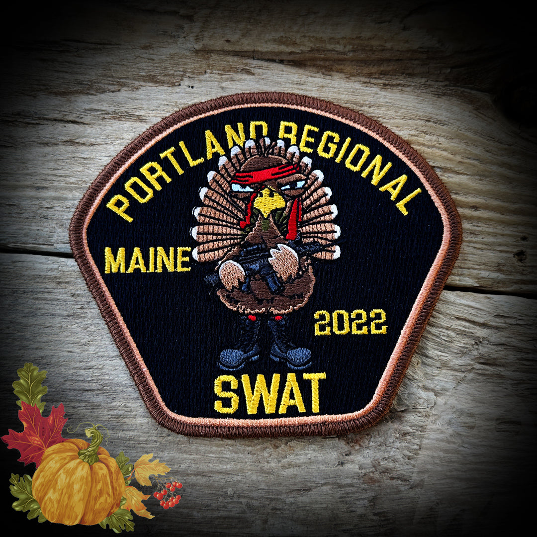 Portland, ME Regional Swat Team 2022 THANKSGIVING Patch - Authentic ...