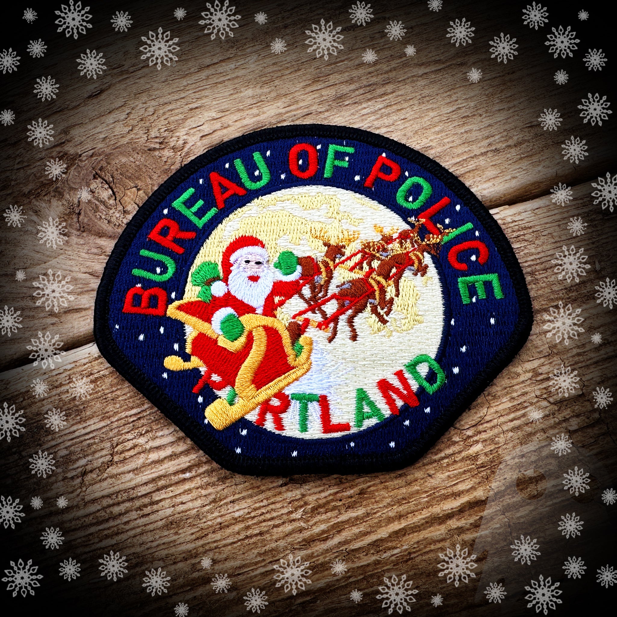 Portland Oregon Police Department 2022 Christmas Patch - LIMITED AUTHE ...