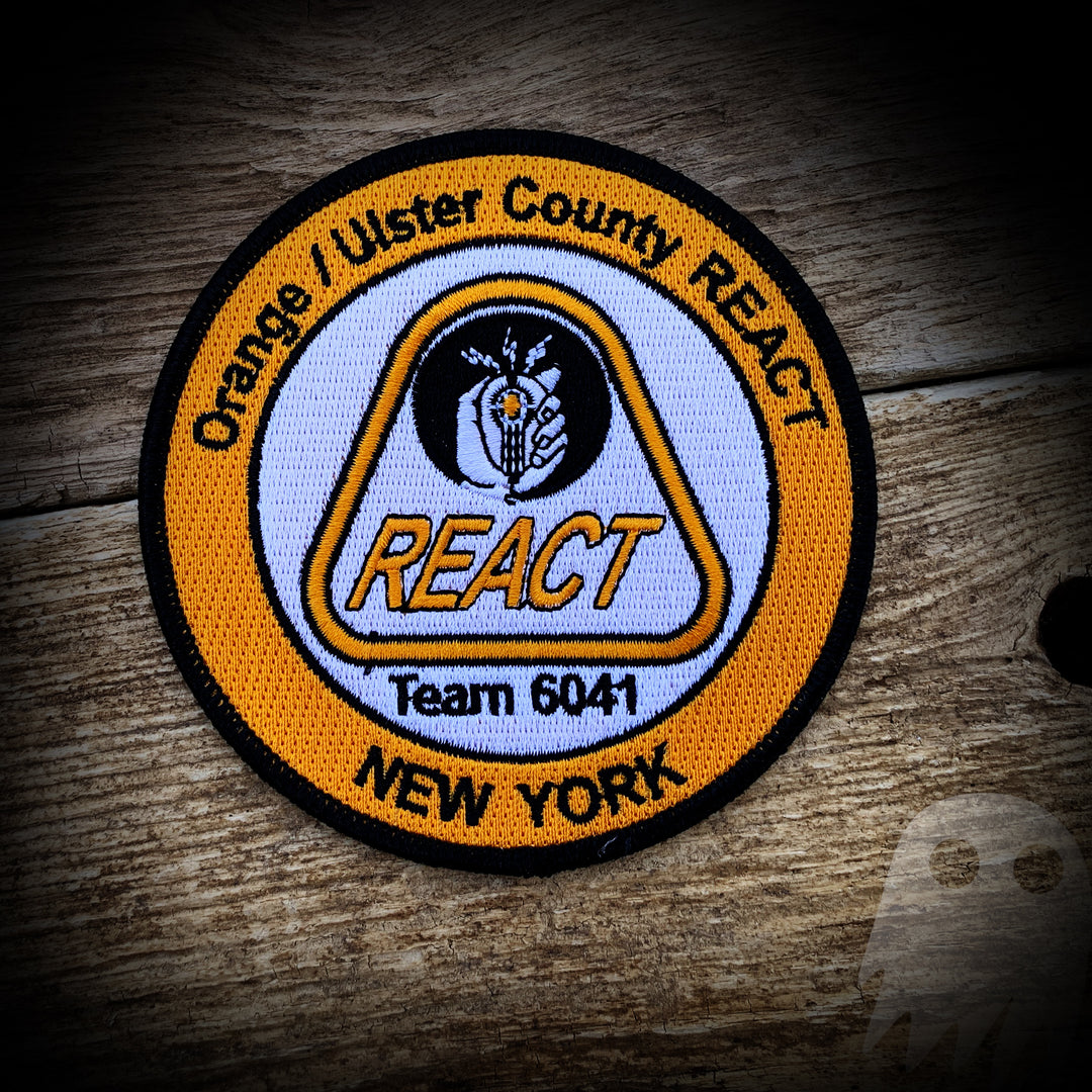 Authentic - Orange and Ulster NY County REACT Team Patch – GHOST PATCH