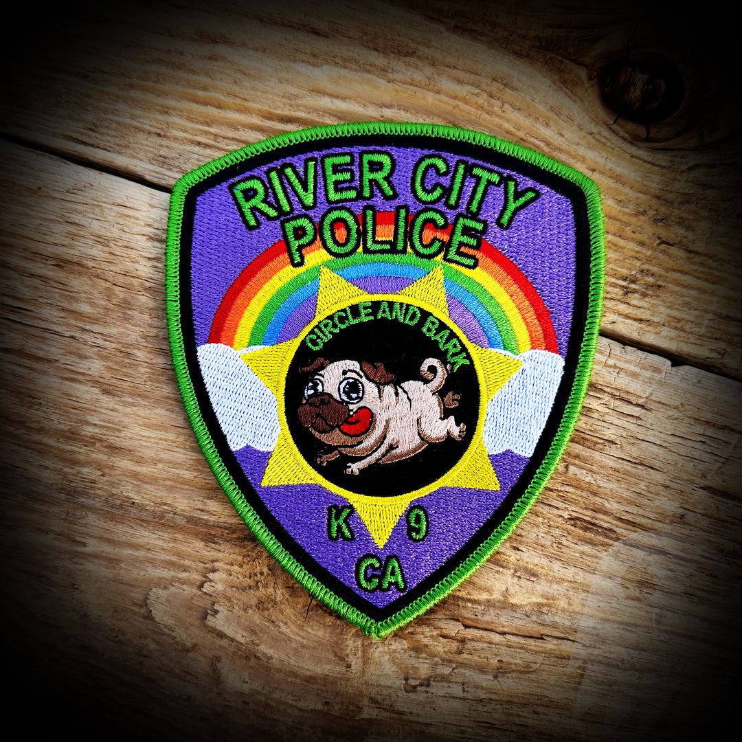 K9 - K9 River City, CA Police K9 Patch – GHOST PATCH