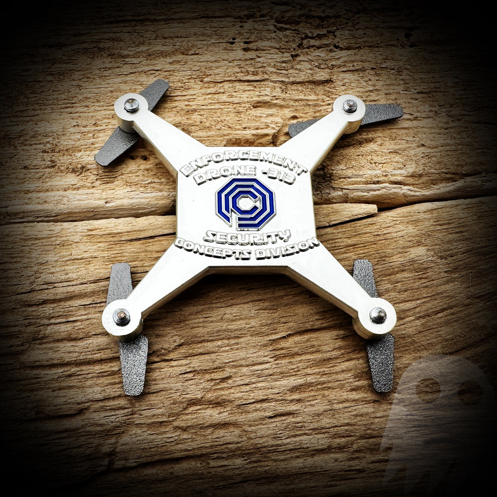 OCP Detroit Police Enforcement Drone Coin - Robocop – GHOST PATCH