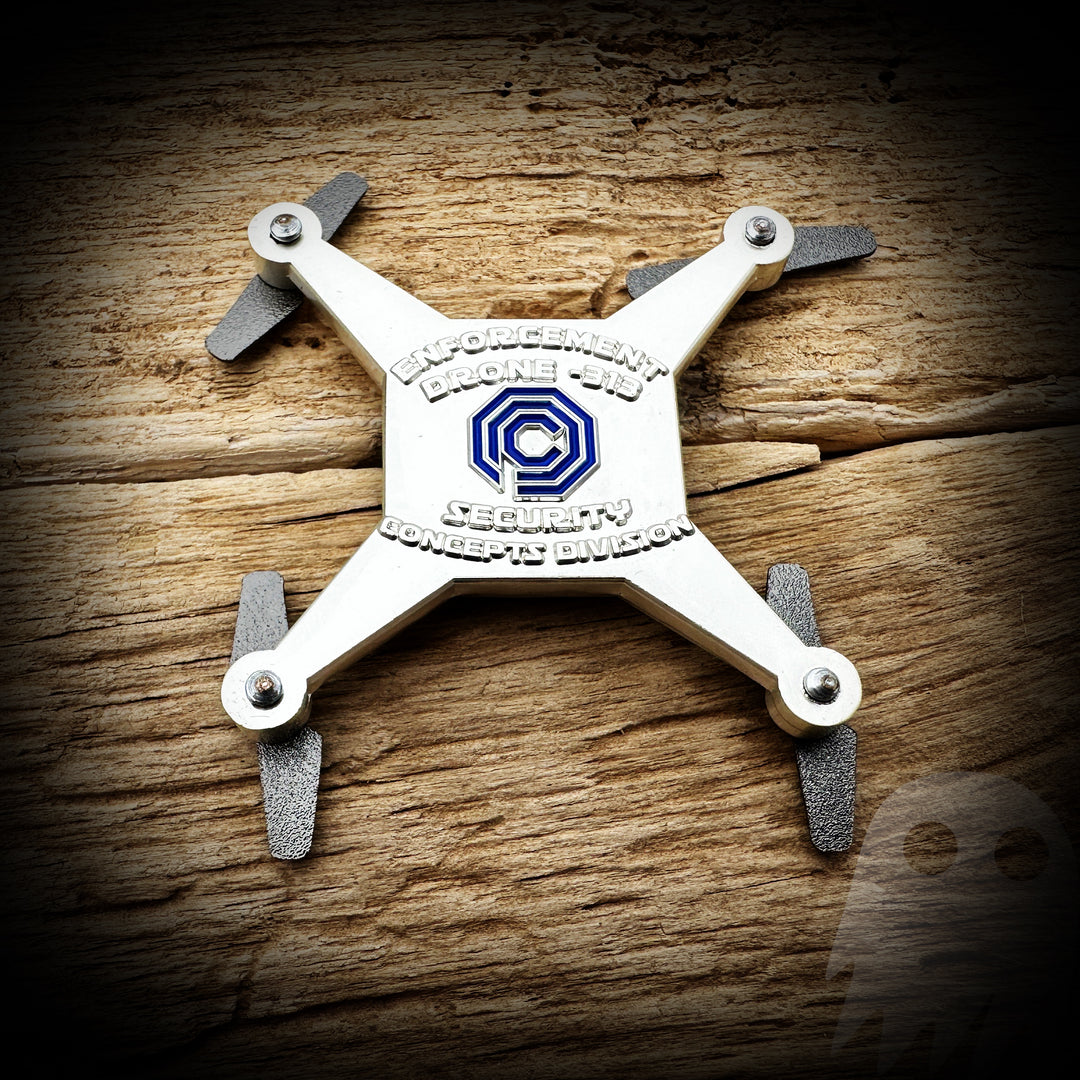 OCP Detroit Police Enforcement Drone Coin - Robocop – GHOST PATCH
