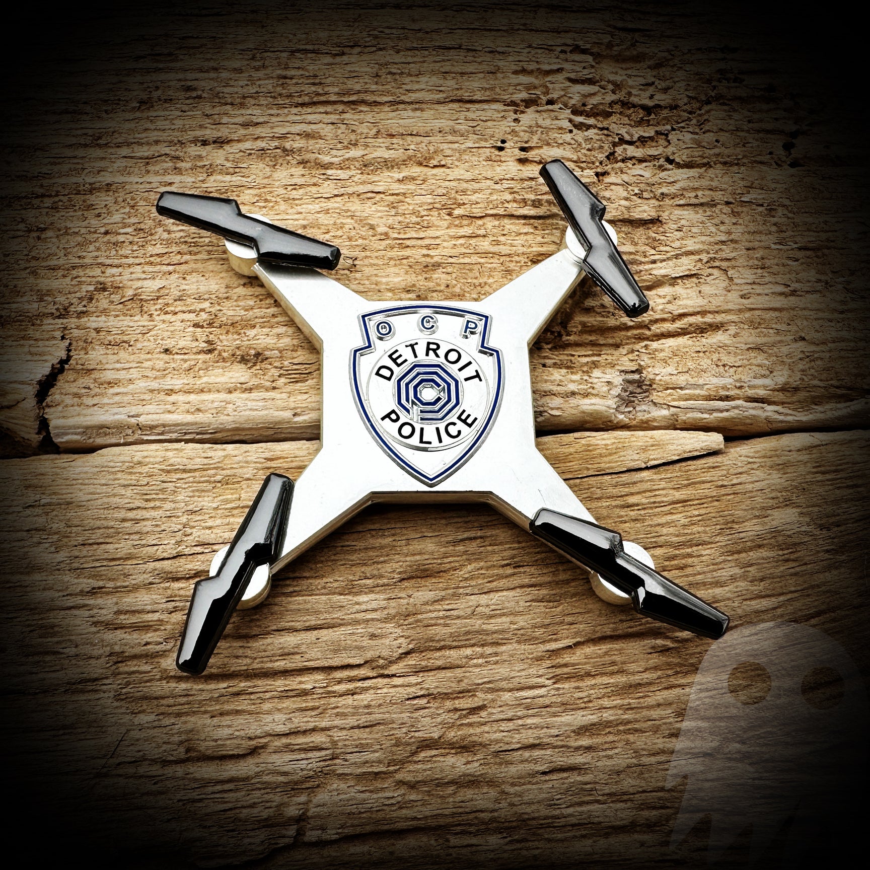 OCP Detroit Police Enforcement Drone Coin - Robocop – GHOST PATCH