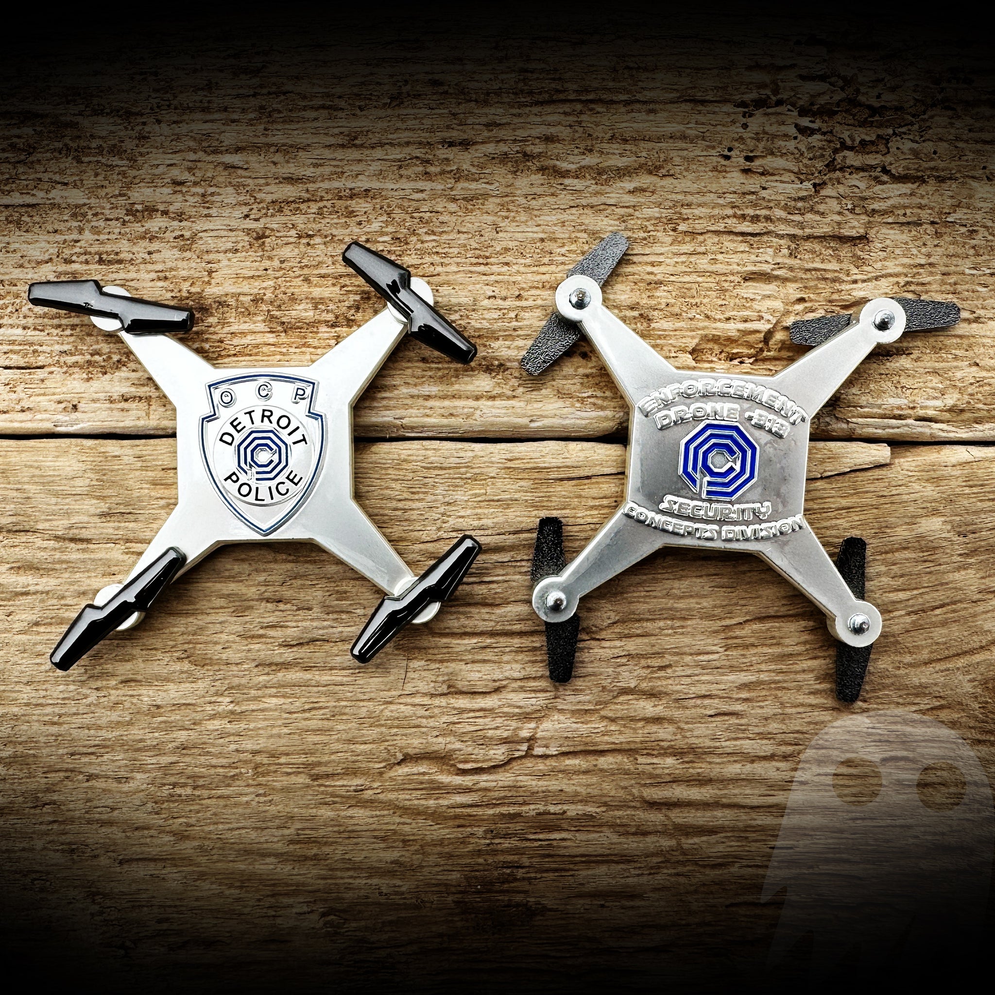 OCP Detroit Police Enforcement Drone Coin - Robocop – GHOST PATCH