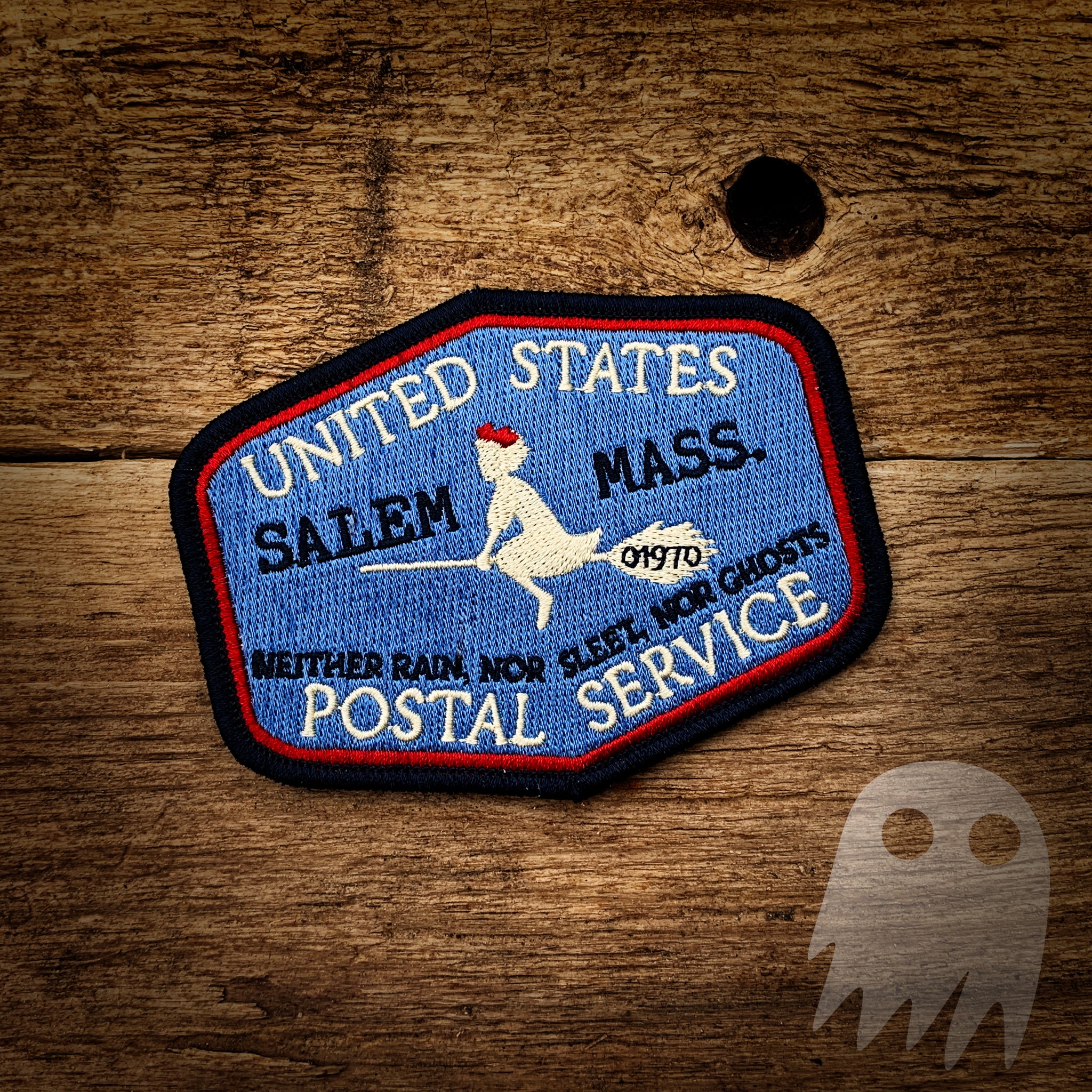 SALEM MASSACHUSETTS KIKI POSTAL PATCH – GHOST PATCH