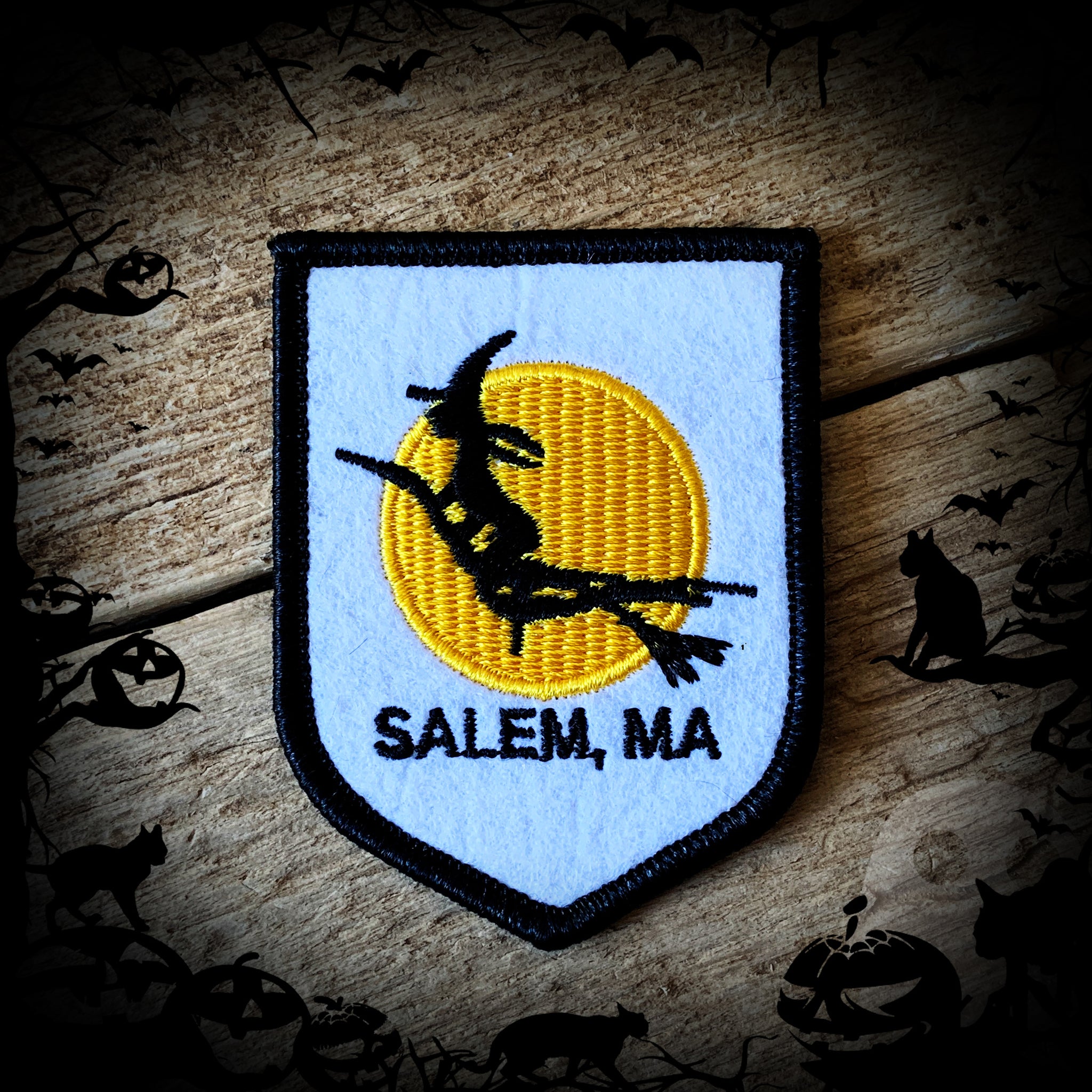 #1 Salem, MA Vintage Patch – GHOST PATCH