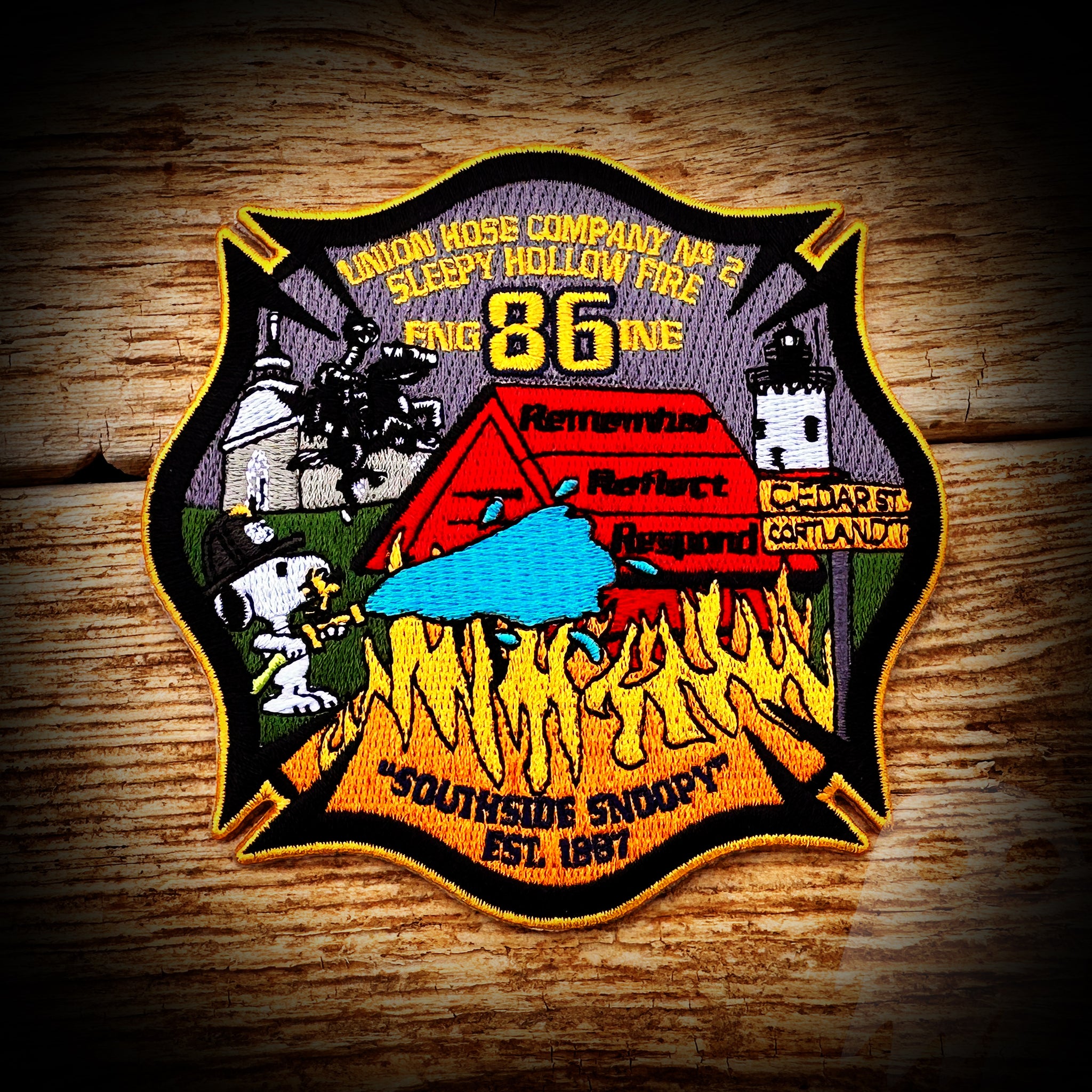 Sleepy Hollow, NY FD Union Hose Company #2 Patch - Authentic – GHOST PATCH