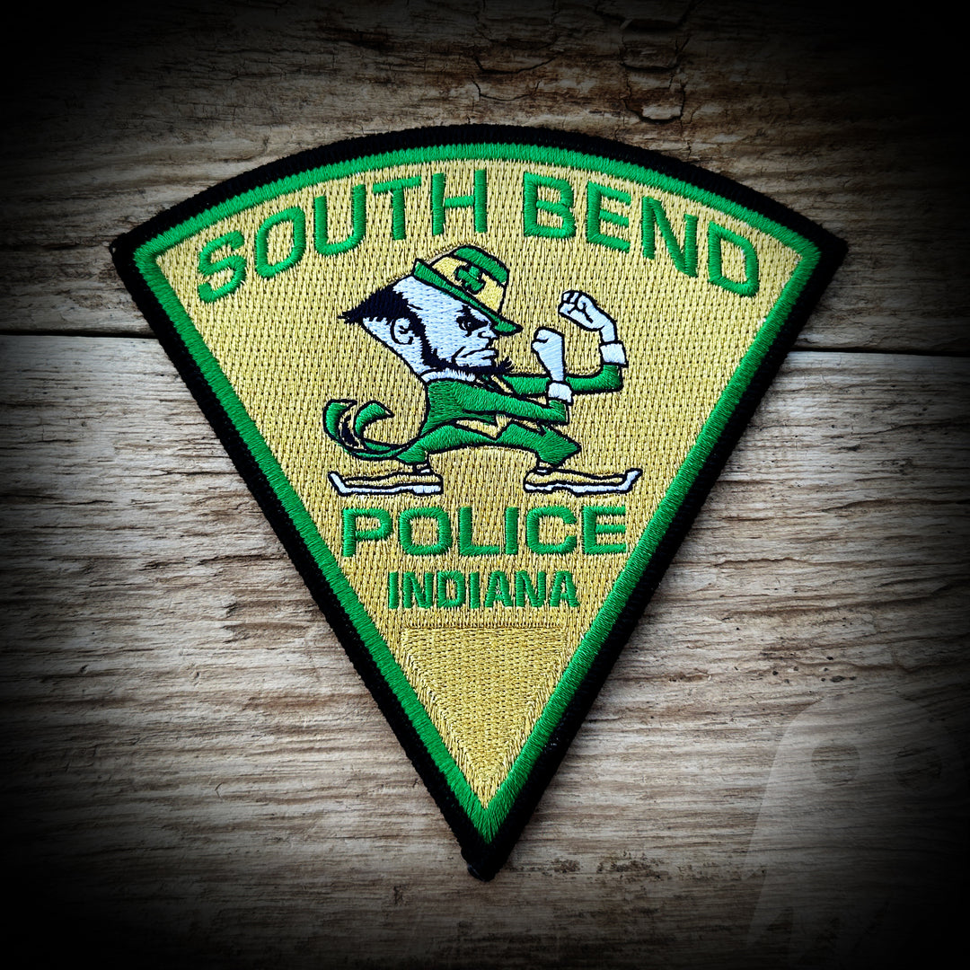 South Bend, IN Police Department 2023 St. Patrick's Day Patch – GHOST PATCH