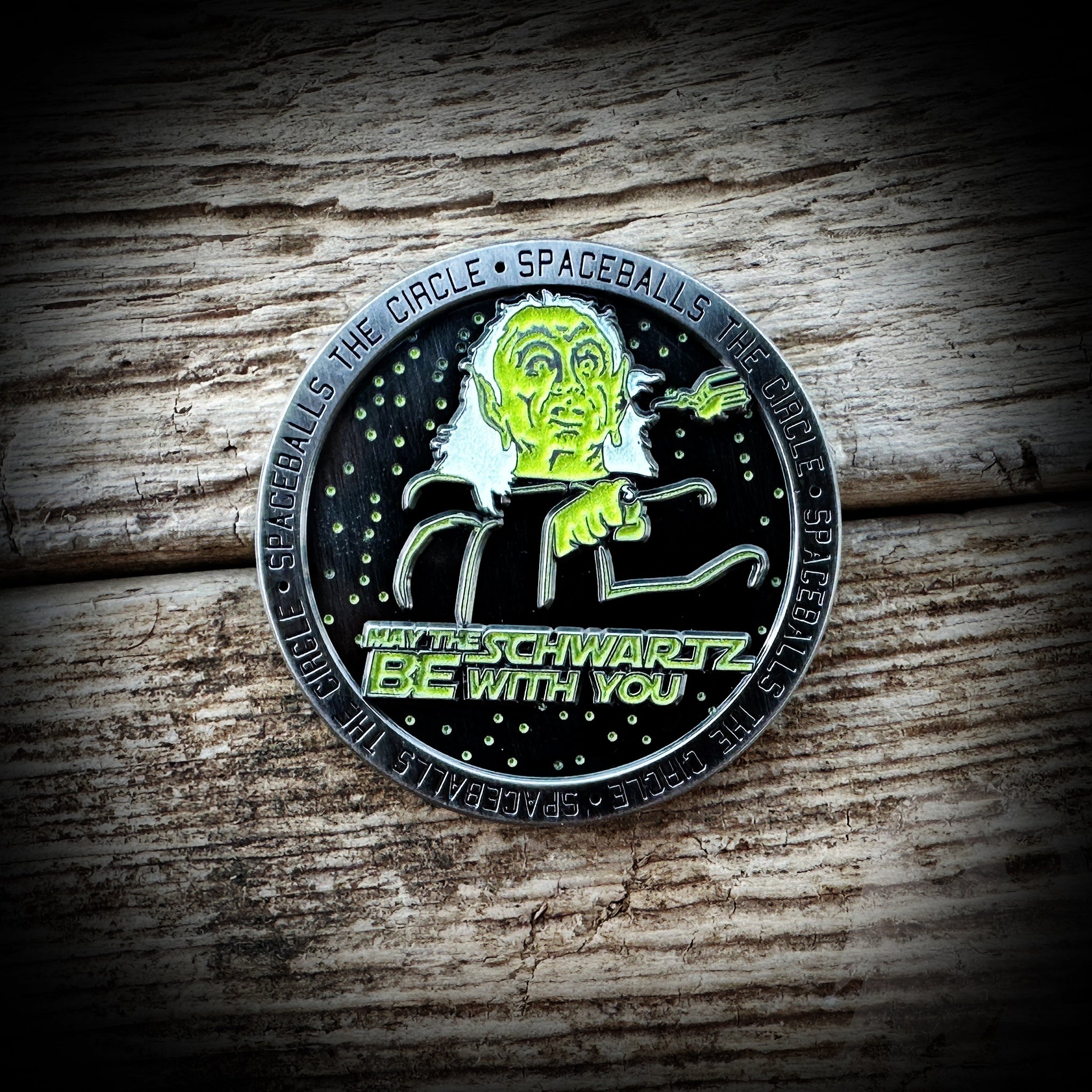 Spaceballs the Coin - Spaceballs Movie - Glow in the dark! – GHOST PATCH