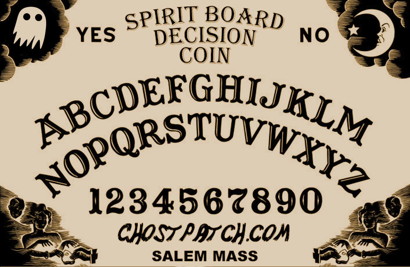 Spirit Board Decision Coin From Salem Massachusetts – GHOST PATCH