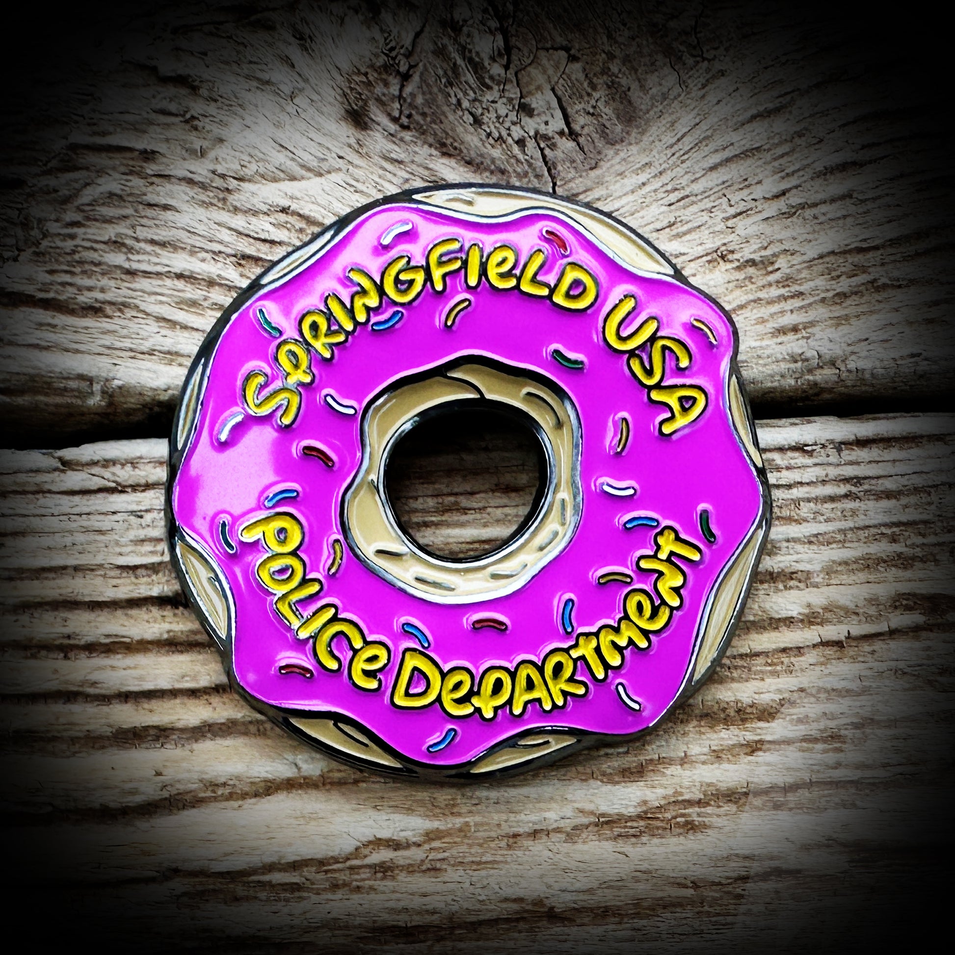 CHALLENGE COIN - Springfield USA Police - The Simpsons CHALLENGE COIN ...