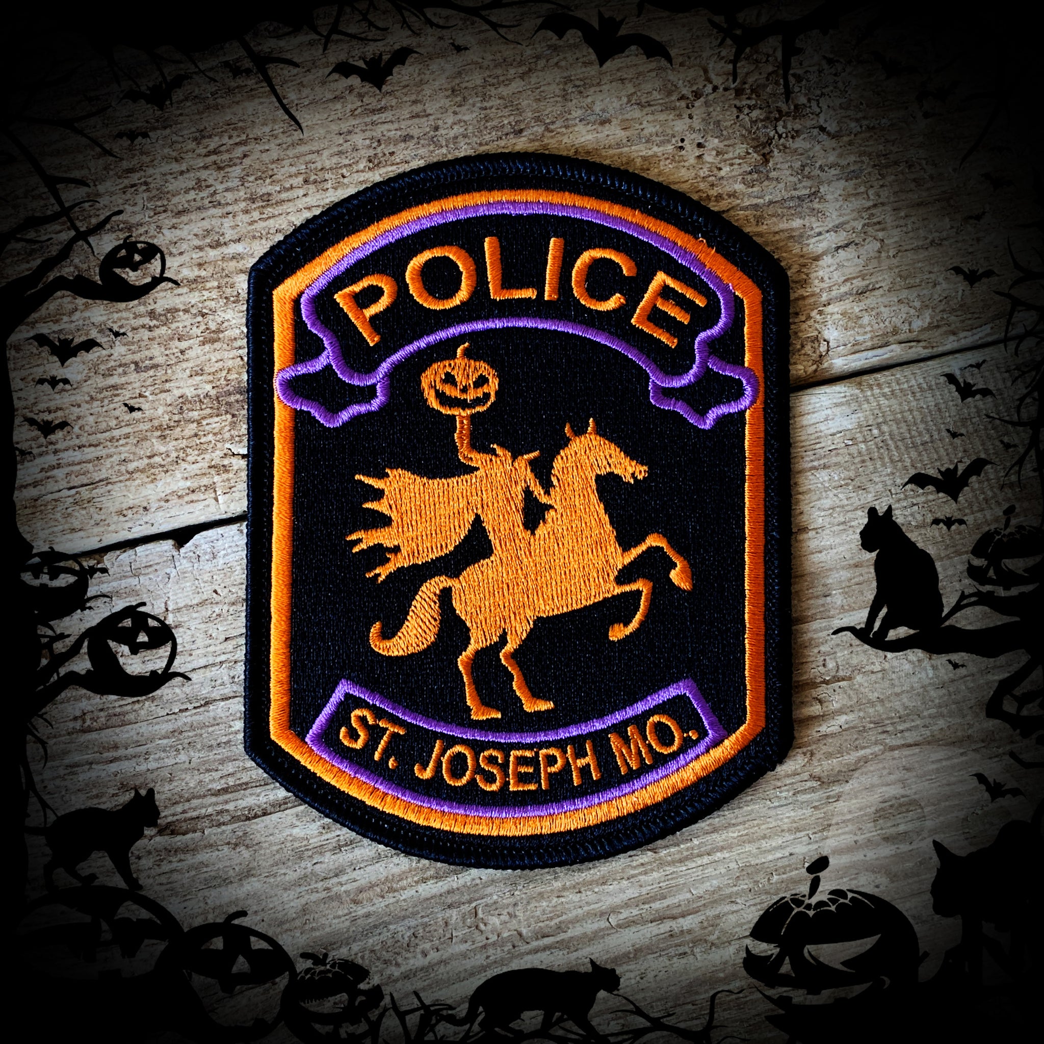 St. Joseph, MO Police Department 2022 Halloween Patch - LIMITED AUTHEN – GHOST PATCH