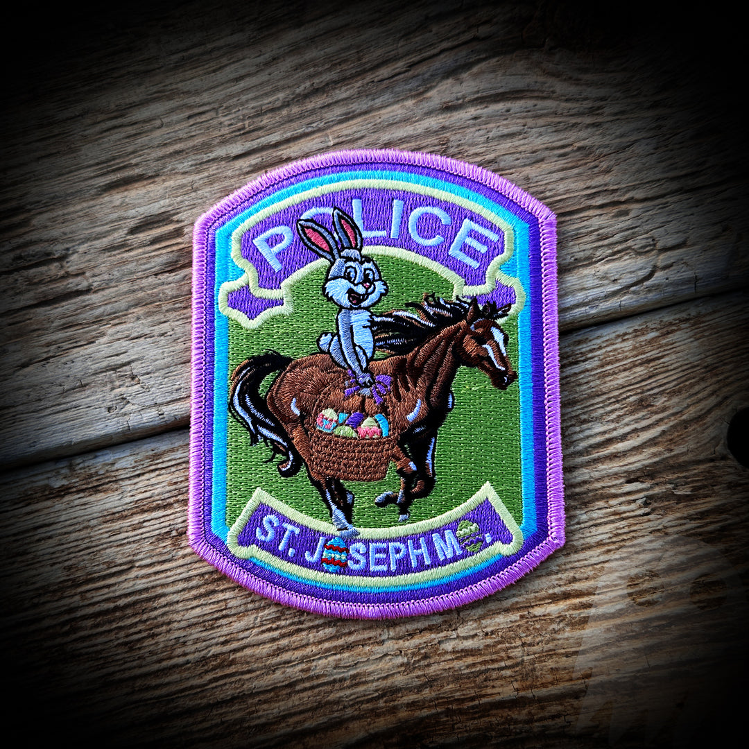 BUNNY - St. Joseph, MO Police Department 2023 Easter Fun Patch - LIMIT ...