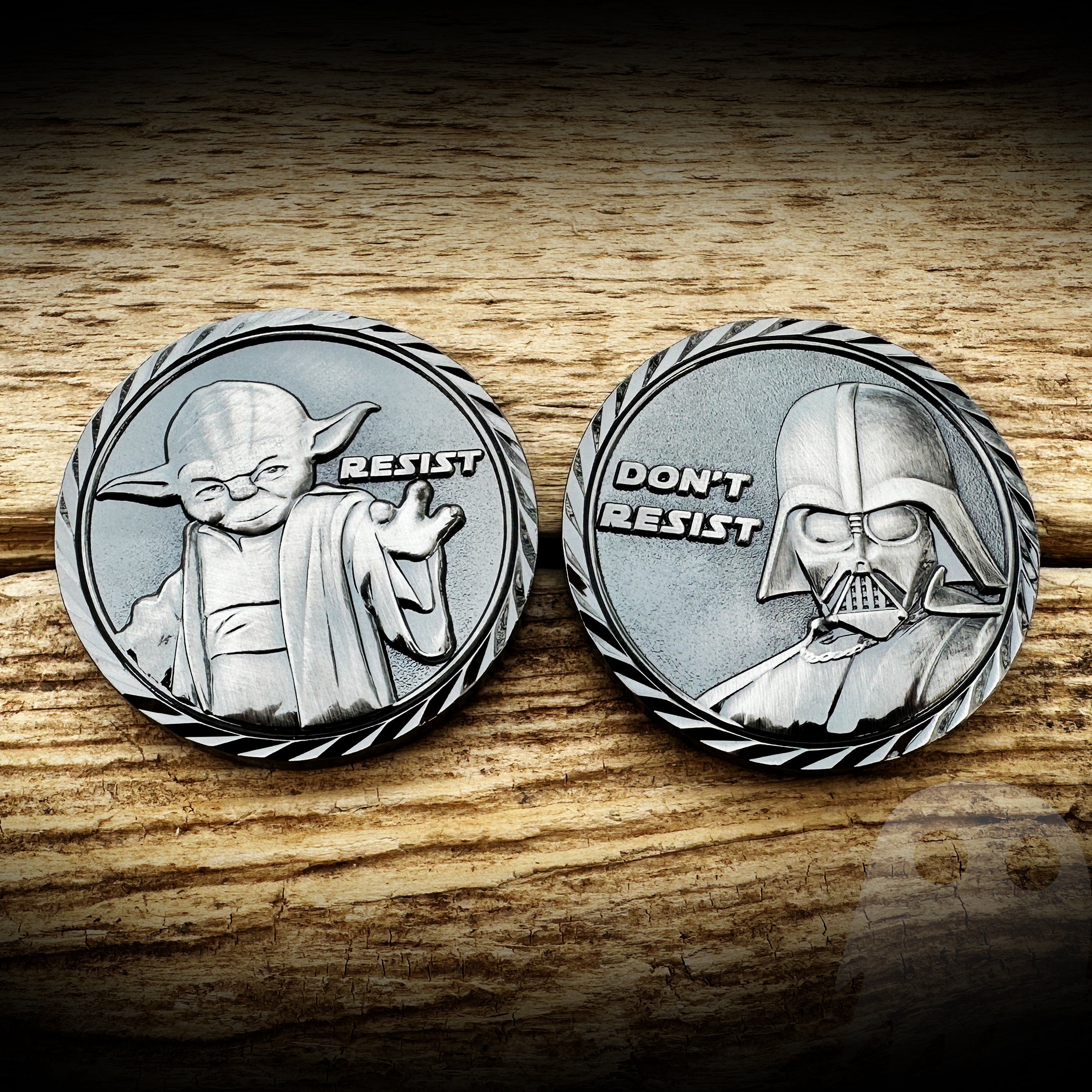 Galactic Wars Resist Decision Coin – GHOST PATCH