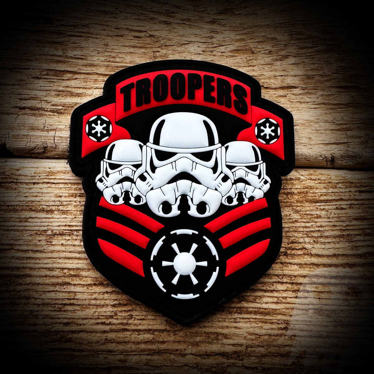 Troopers PVC Patch - Glow in the Dark – GHOST PATCH