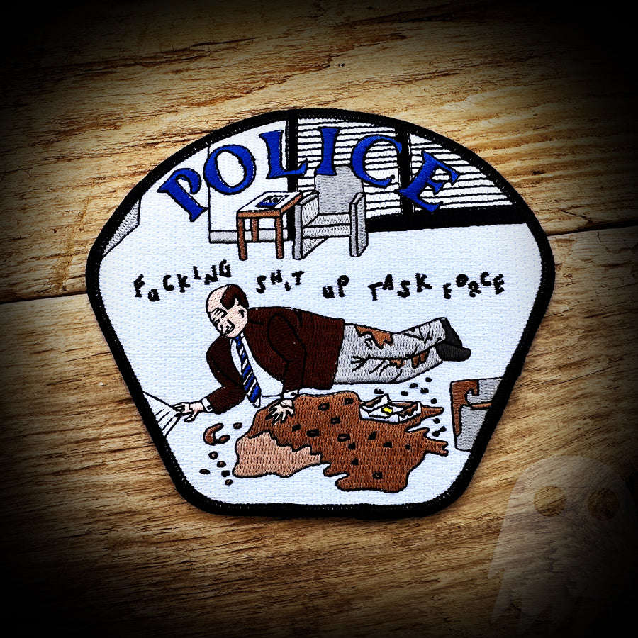 The Office Fcking Sht Up Task Force Police Patch – GHOST PATCH