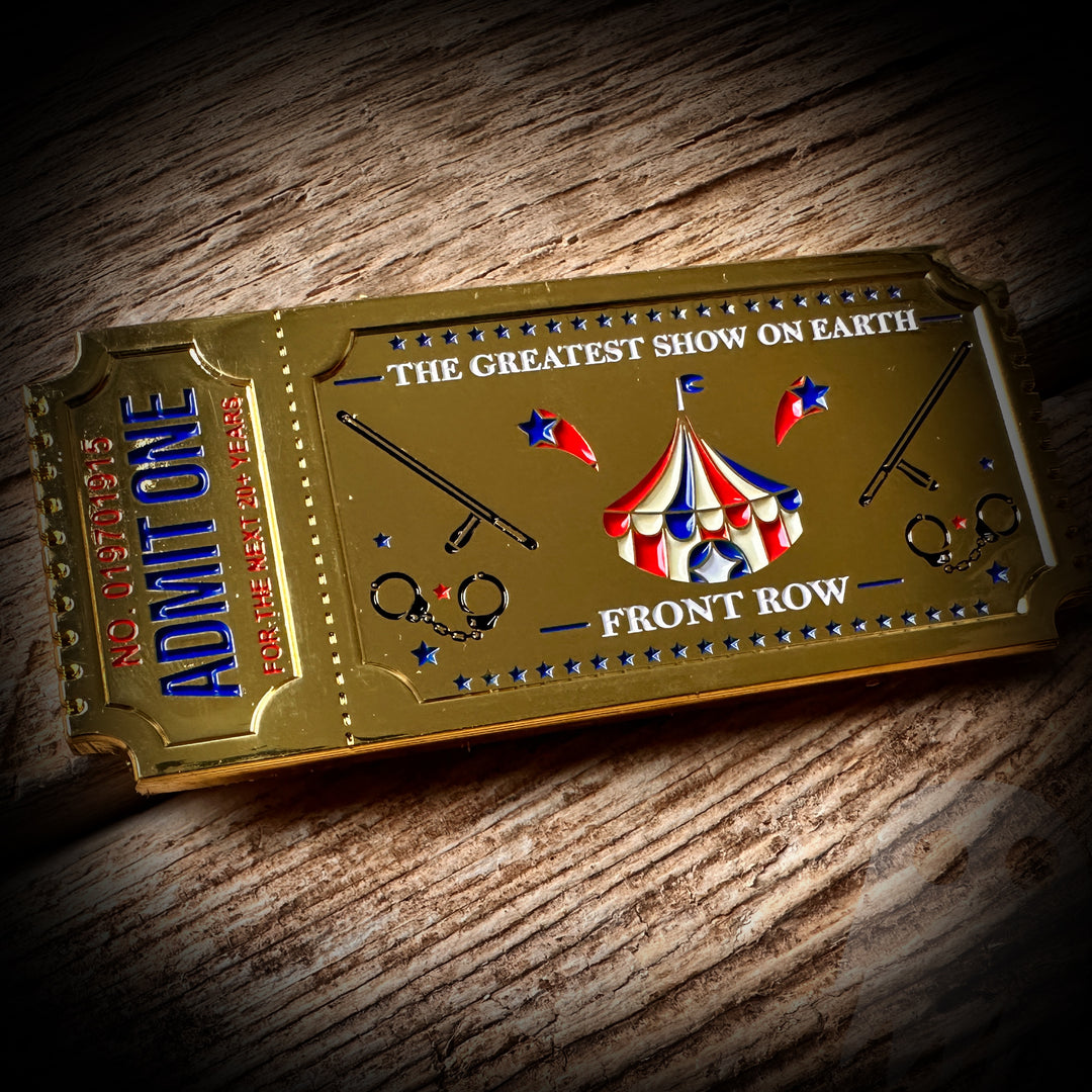 Ticket to the Greatest Show on Earth Coin – GHOST PATCH