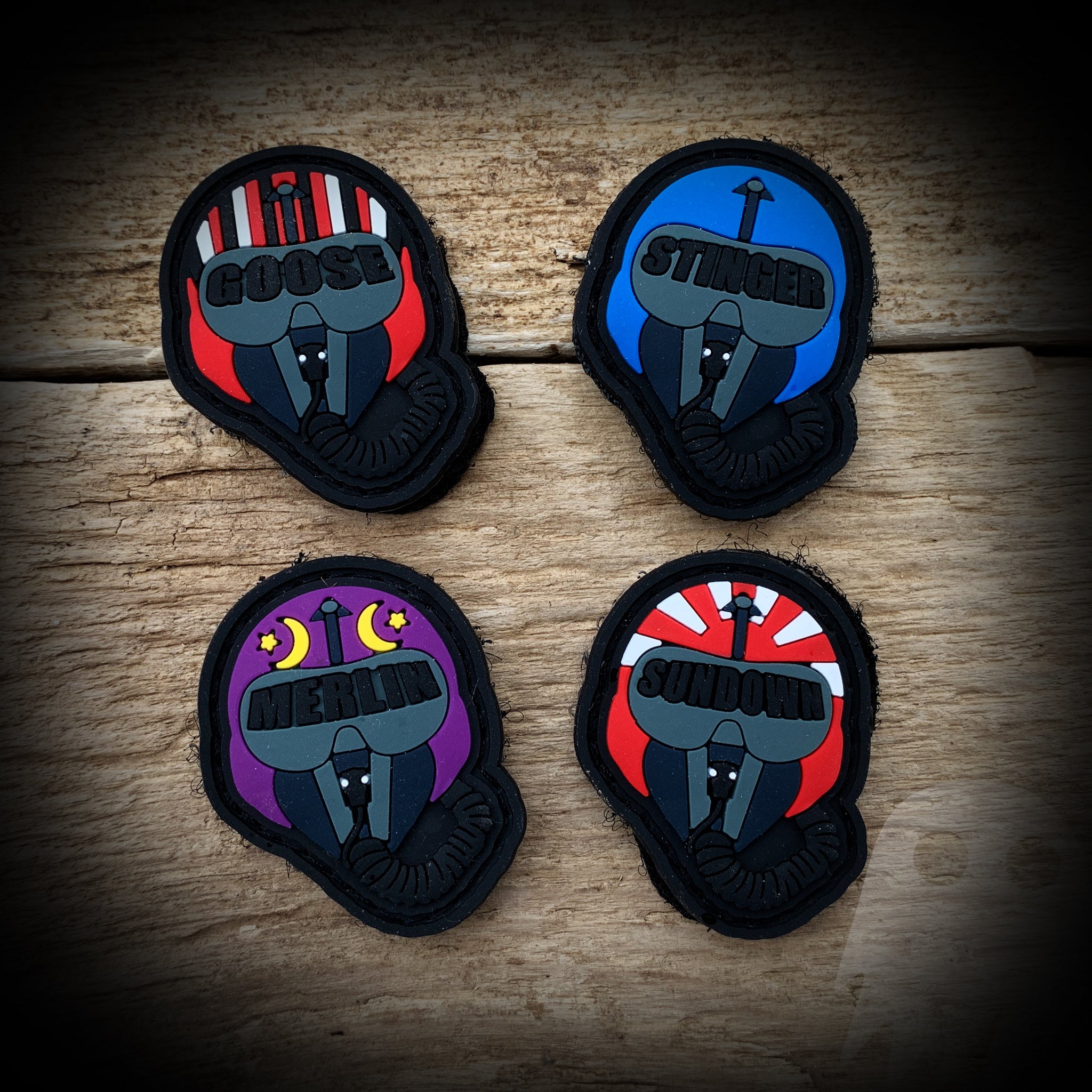 Fighter Pilot Call Sign Helmets (ALL 13!!!) – GHOST PATCH
