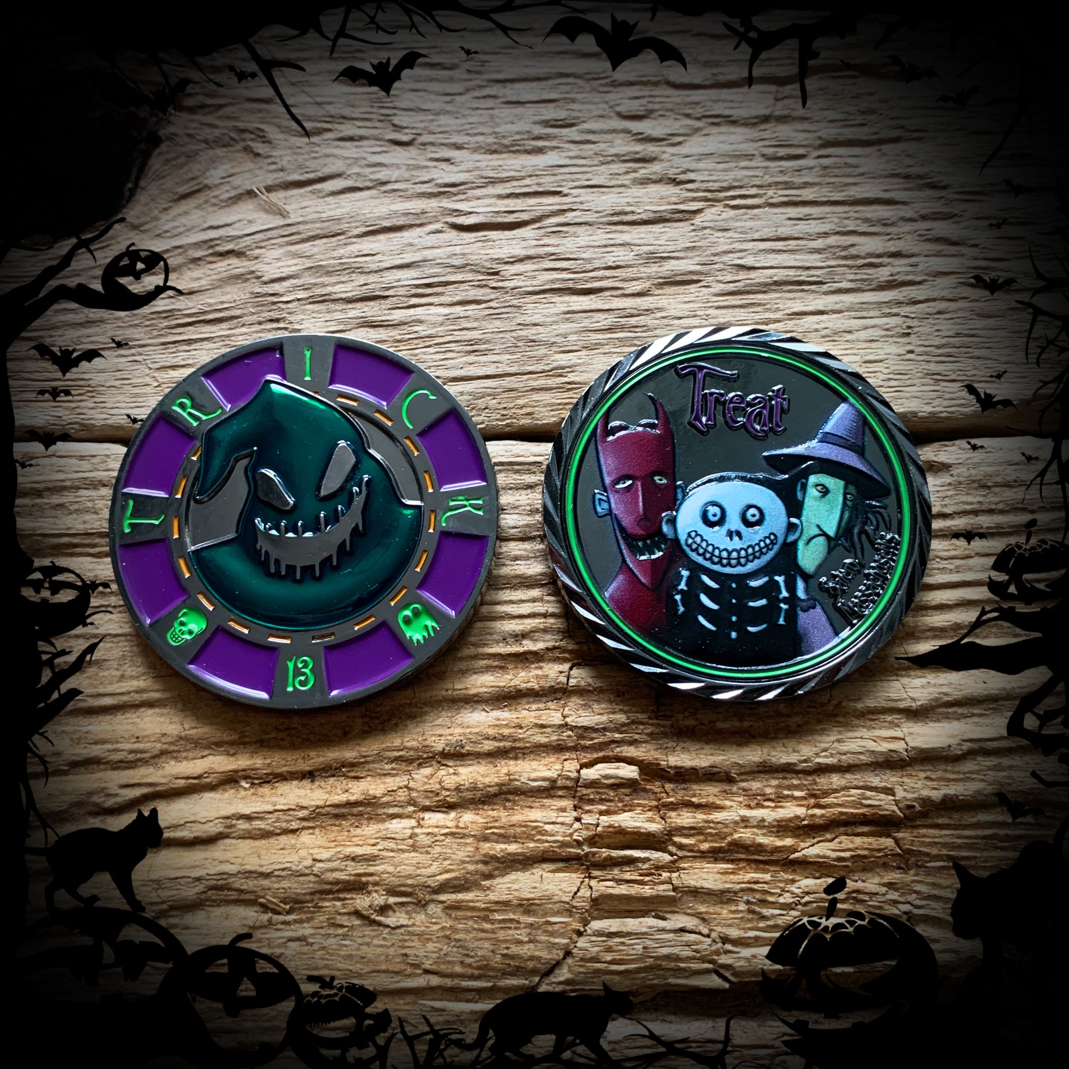 Halloween Trick or Treat Decision Coin – GHOST PATCH