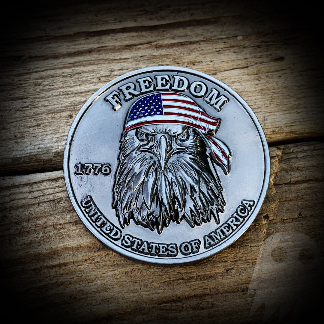 Trump Freedom Head or Tails Decision Coin – GHOST PATCH