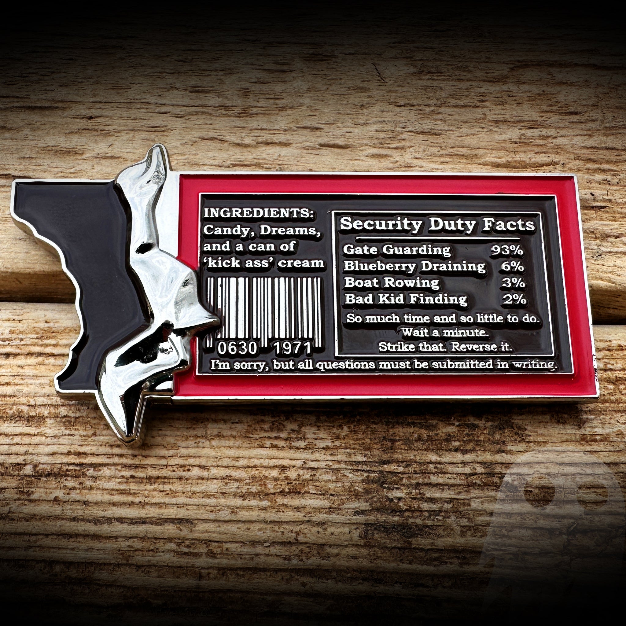 Challenge Coin - Wonka Security – GHOST PATCH