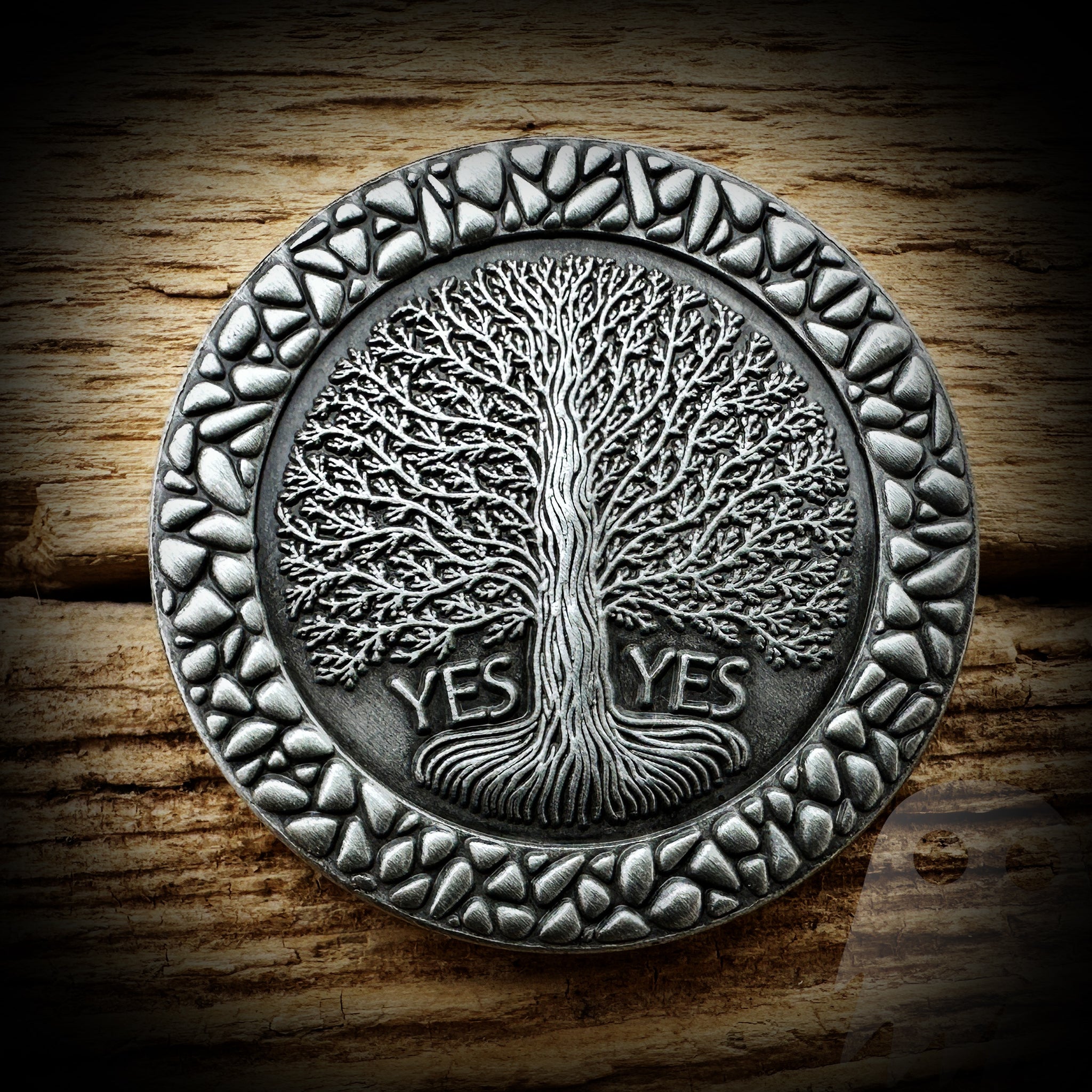 Yes or No Decision Coin – GHOST PATCH